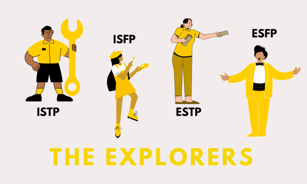 Meet the MBTI Explorers: ISTP, ISFP, ESTP, and ESFP